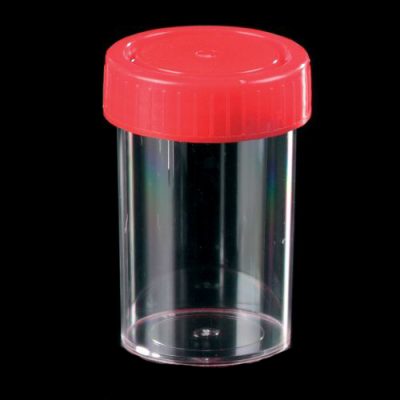 Deltalab 60ml Polystyrene Containers with No Label - Medline Scientific
