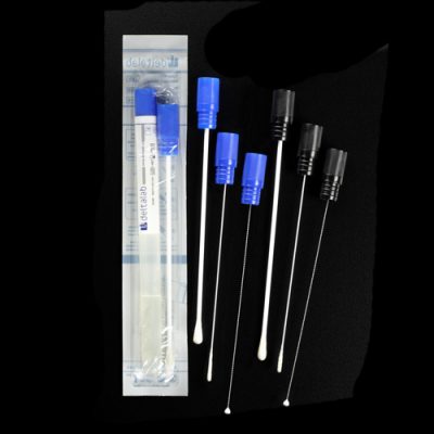 Sterile Snappable Polystyrene & Viscose Amies Charcoal Swabs