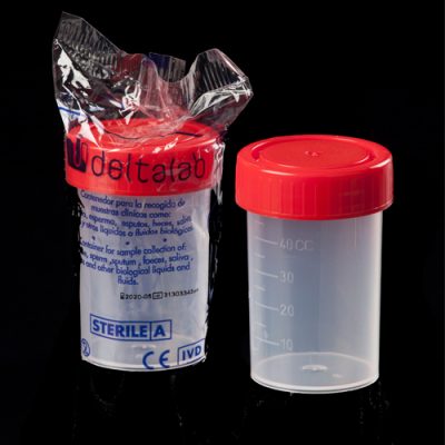Deltalab 60ml Polypropylene Containers, Individually Wrapped - Medline ...