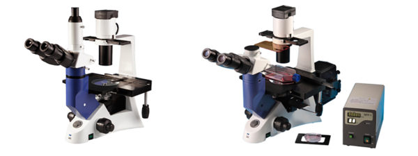 What is an inverted microscope?